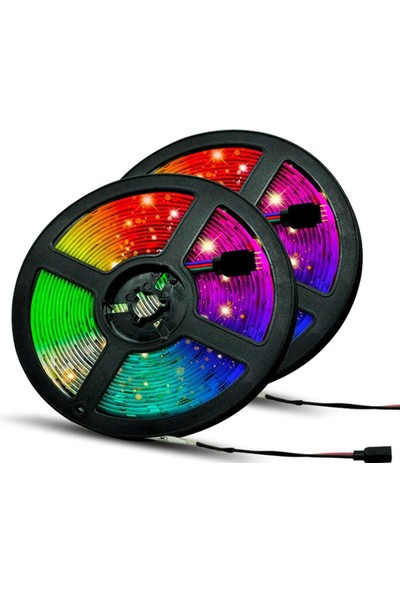 Stella Moda RGB Silikonlu Şerit RGB Led - 5 Metre