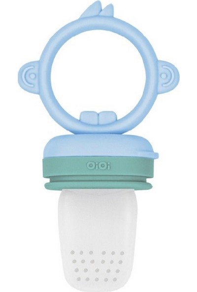 Oioi Diş Kaşıyıcılı Meyve Püre Emziği Mavi-Yeşil Oioi Diş Kaşıyıcılı Meyve Püre Emziği Mavi-Yeşil