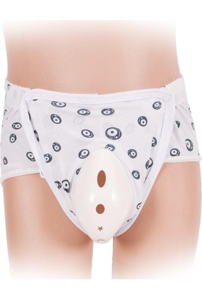 Sevi Bebe Önden Açılır Sünnet Külodu ART-232 Beyaz