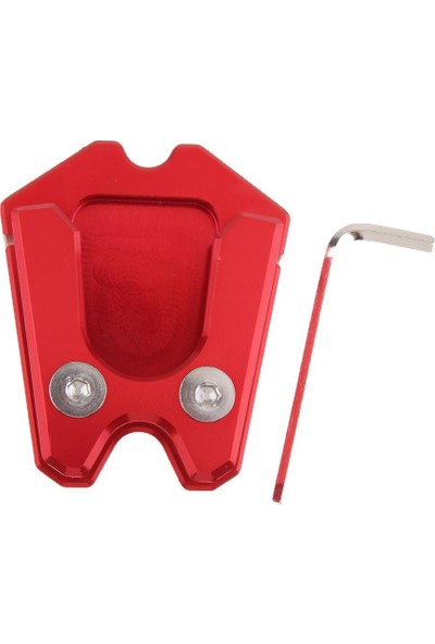 Kickstand Uzatma Plaka Yan Standı Büyütmek Için Stand Vespa Gtv 300IE Kırmızı