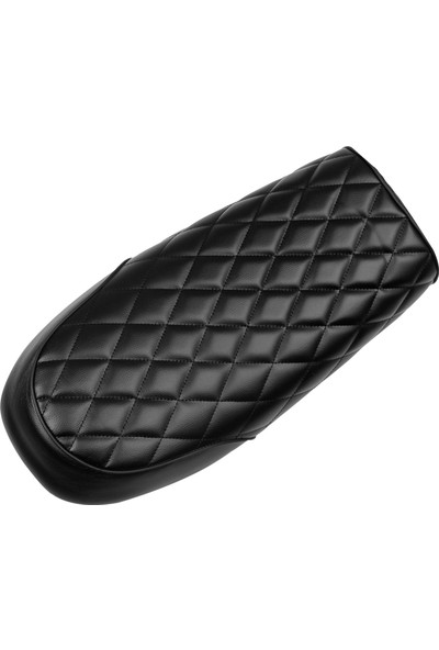 Yumuşak Deri Motosiklet Koltuk Saddle Cafe Racer Siyah Hattı Uyar Yumuşak Deri Motosiklet Koltuk Saddle Cafe Racer Siyah Hattı Uyar