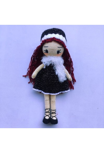 Quzucuk Kids El Örgüsü Kız Bebek Amigurumi Oyuncak 34CM Quzucuk Kids El Örgüsü Kız Bebek Amigurumi Oyuncak 34CM