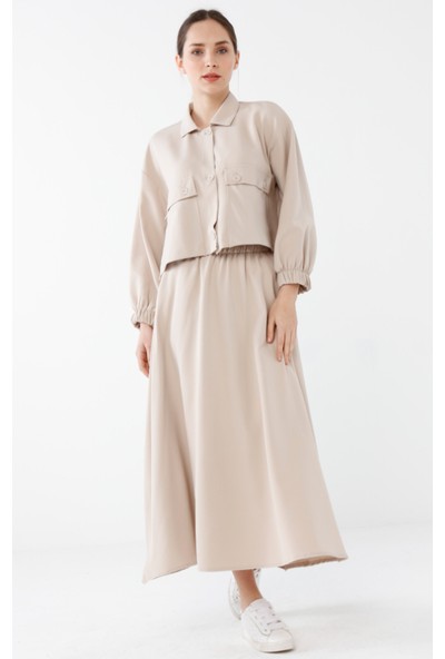 Birgül Bektaş Taş Rengi Eva Takım