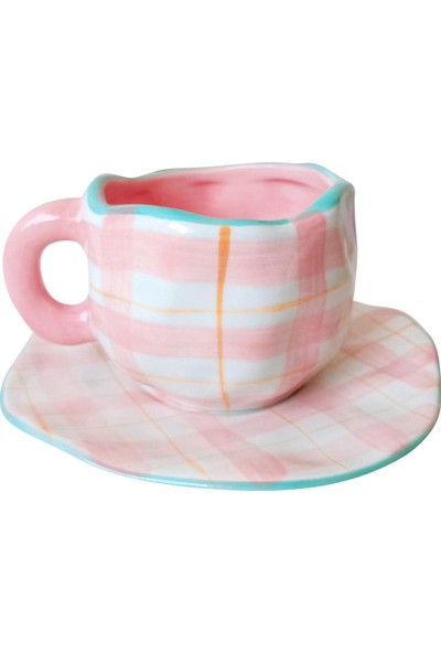 Baosity Seramik Kahve Kupaları ile Coaster Tepsi Içme Kupası Kahvaltı Mısır Gevreği Mavi (Yurt Dışından) Baosity Seramik Kahve Kupaları ile Coaster Tepsi Içme Kupası Kahvaltı Mısır Gevreği Mavi (Yurt Dışından)