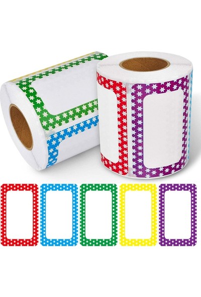 Skyzeda 300 Adet Yapışkanlı Isim Etiketi Etiketleri Etiketleri (Yurt Dışından)