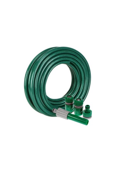 Nigarden NG10 Kırılmaz Örgülü Bahçe Su Hortumu 10 mt 5 Parça