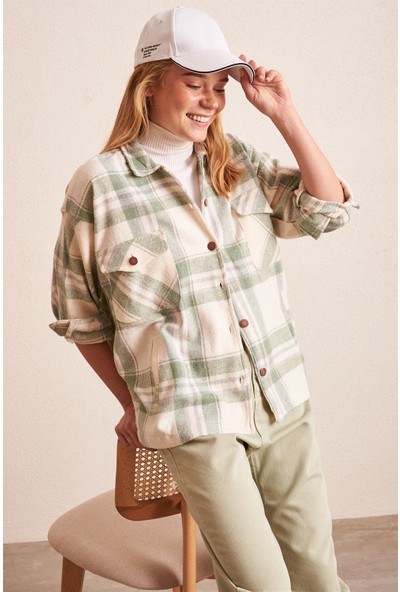 Never More Ekoseli Cepli Ceket