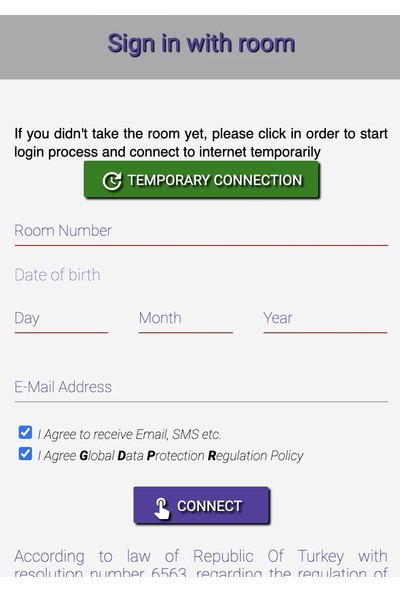 AYZ Bilişim Ayz Hotspot Butik Otel