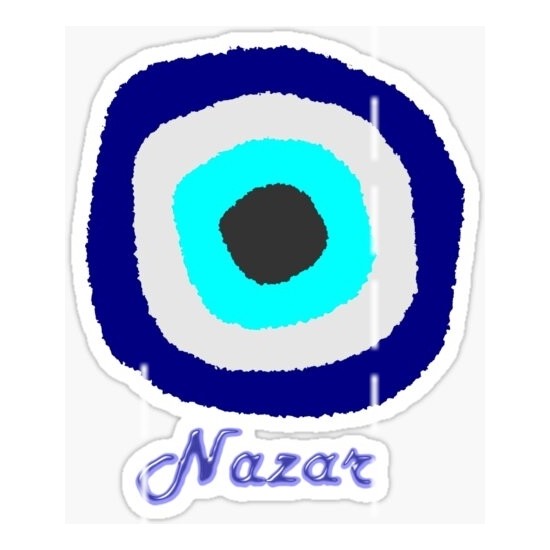 Tsc Nazar Sticker Yapıştırma Etiket Leptop Araba Cam MODL10 Fiyatı