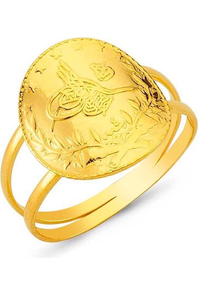 Bilezikci Çeyrek Reşatlı 22 Ayar Altın Yüzük