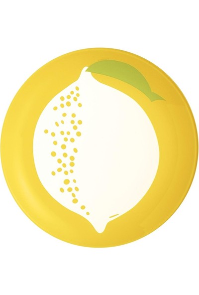 Luminarc Fruity Energy Limon Desenli Tatlı Tabağı 20,5 cm 6lı Set Luminarc Fruity Energy Limon Desenli Tatlı Tabağı 20,5 cm 6lı Set