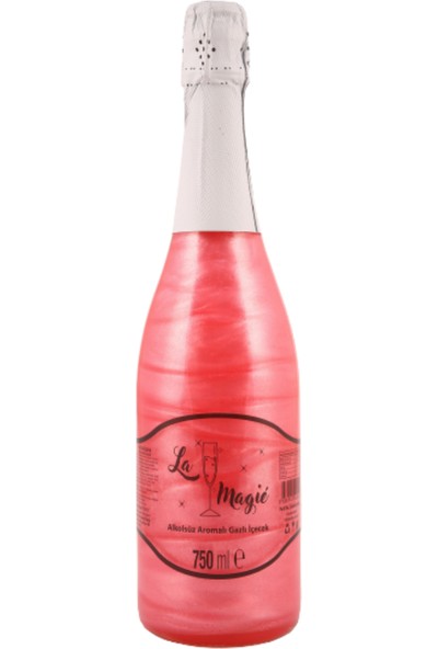 La Magie Portakal Nar ve Şeftali Aromalı Gazlı Si mli Alkolsüz Kokteyl 750 ml La Magie Portakal Nar ve Şeftali Aromalı Gazlı Si mli Alkolsüz Kokteyl 750 ml