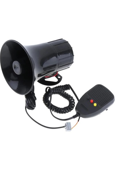 Yigi Tech Konuşmalı Mikrofonlu Siren 3 Modlu