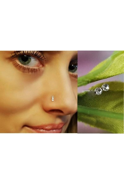 Begonia Accessories 925 Ayar Çift Taş Hızma