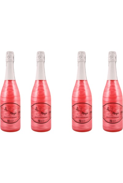 La Magie Portakal Nar ve Şeftali Aromalı Gazlı Simli Alkolsüz Kokteyl 4X750 ml La Magie Portakal Nar ve Şeftali Aromalı Gazlı Simli Alkolsüz Kokteyl 4X750 ml