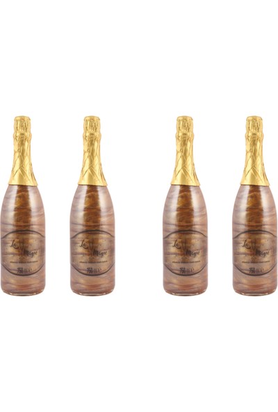 La Magie Çikolata ve Cappuccinno Aromalı Gazlı Simli Alkolsüz Kokteyl 4X750 ml La Magie Çikolata ve Cappuccinno Aromalı Gazlı Simli Alkolsüz Kokteyl 4X750 ml