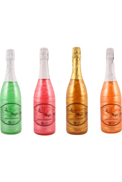 La Magie Özel Seri Içecek 4 Farklı Aromalı Gazlı Alkolsüz Kokteyl Içecek 4X750 ml La Magie Özel Seri Içecek 4 Farklı Aromalı Gazlı Alkolsüz Kokteyl Içecek 4X750 ml