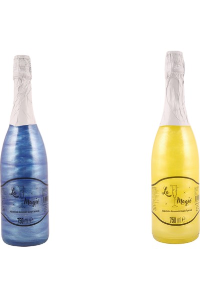 La Magie Özel Seri Içecek 2 Farklı Aromalı Gazlı Alkolsüz Kokteyl Içecek 2X750 ml La Magie Özel Seri Içecek 2 Farklı Aromalı Gazlı Alkolsüz Kokteyl Içecek 2X750 ml