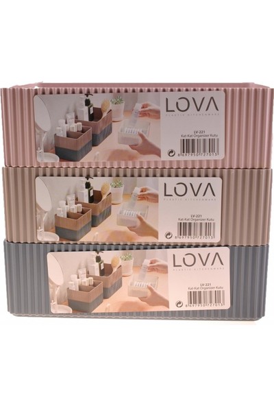 Organizer Kutu - Kat Kat Kullanılabilir Pratik Organizer Büyük