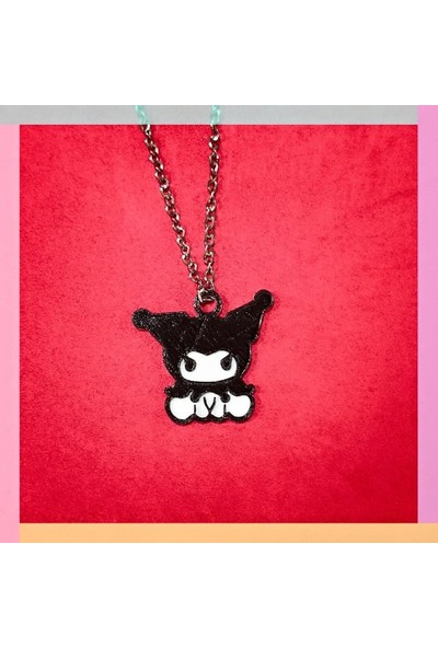 Aldım Geldi Kuromi Kolye Bölüm 2 (Siyah Beyaz) Plastik Aparat Aldım Geldi Kuromi Kolye Bölüm 2 (Siyah Beyaz) Plastik Aparat