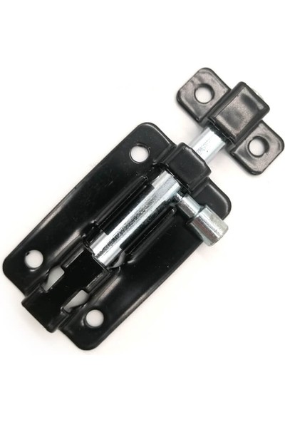 Ermo Mat Siyah Mavzer Sürgü Kilit 5 cm - Kapı Sürgüsü Kilidi