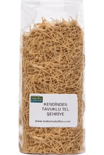 Makarna Lütfen Kendinden Tavuklu Tel Şehriye (250 gr) Makarna Lütfen Kendinden Tavuklu Tel Şehriye (250 gr)