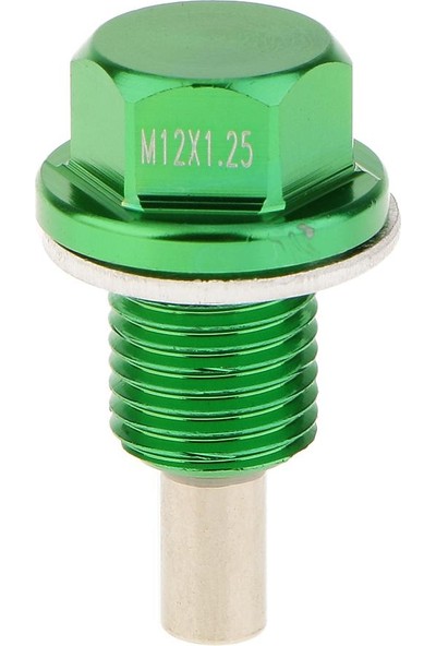 M12X1.25 Anodize Manyetik Motor Yağ Pan Taban Fişi Toyota Yeşil M12X1.25 Anodize Manyetik Motor Yağ Pan Taban Fişi Toyota Yeşil