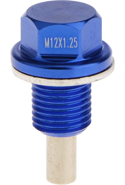 M12X1.25 Eloksallı Manyetik Motor Yağ Pan Toyota Mavi Için Tahliye Fişi M12X1.25 Eloksallı Manyetik Motor Yağ Pan Toyota Mavi Için Tahliye Fişi