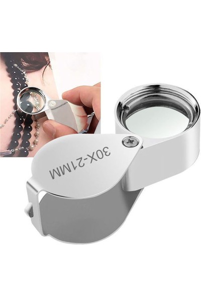 Mbois Mini Taşınabilir Lup Büyüteç 30X21MM Kuyumcu Tip Büyüteç Jevelers Loupe Pırlanta Büyüteci Mbois Mini Taşınabilir Lup Büyüteç 30X21MM Kuyumcu Tip Büyüteç Jevelers Loupe Pırlanta Büyüteci