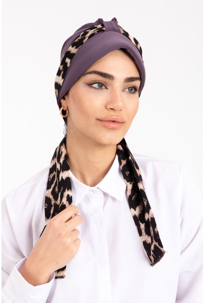 Ladycolor Kadın Tesettür Bone Fularlı Şapkalı