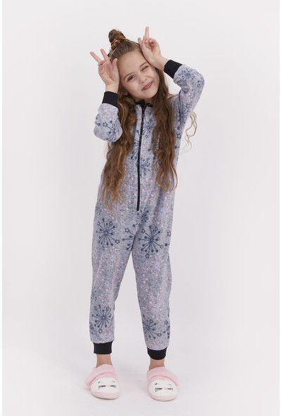 Rolypoly Kız Çocuk Polar Tulum