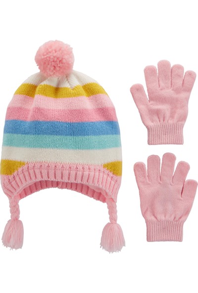 Carter's Carters Erkek Çocuk Bere Eldiven Seti 3M546410 Carter's Carters Erkek Çocuk Bere Eldiven Seti 3M546410