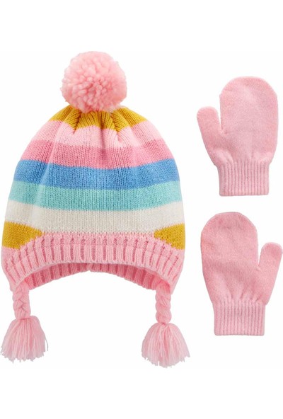 Carters Kız Çocuk Bere Eldiven Seti 2M546710