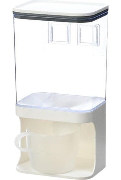 Kova Konteyner Kuru Gıda Dağıtıcı Mutfak Tezgah Duvarı Monte 1000ML