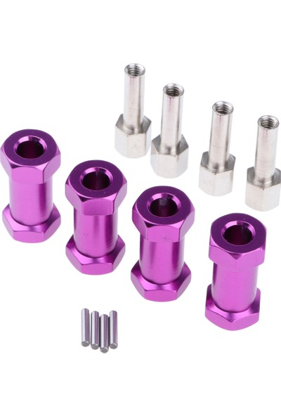 Lovoski 12MM Hex Hub 15-25MM Uzatma Adaptörü Combiner Rc Paletli Mor -25MM Için