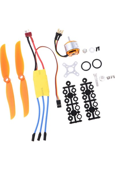 Lovoski 2200KV Fırçasız Motor + 30A Esc + Pervane Rc Uçak Dıy Yedek Parçalar Için Lovoski 2200KV Fırçasız Motor + 30A Esc + Pervane Rc Uçak Dıy Yedek Parçalar Için