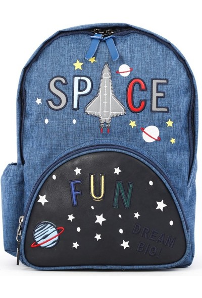 Kids A More Space Fun Erkek Çocuk Sırt Çantası Lacivert
