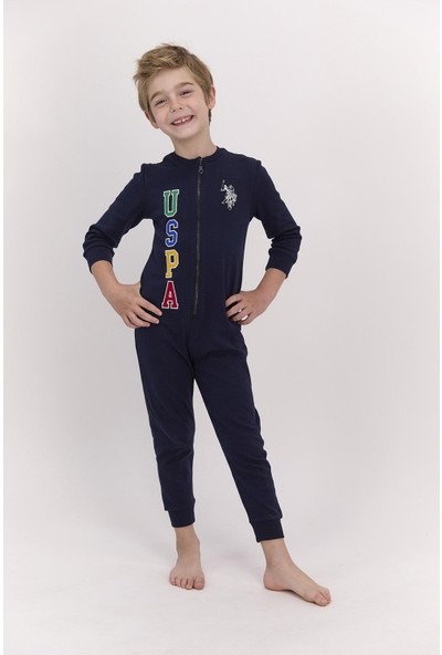 U.S. Polo Assn. U.S.Polo Assn Lisanslı Lacivert Erkek Çocuk Tulum U.S. Polo Assn. U.S.Polo Assn Lisanslı Lacivert Erkek Çocuk Tulum