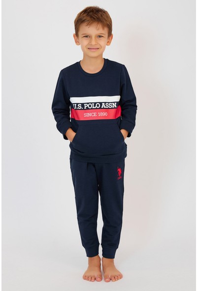 U.S. Polo Assn. U.S. Polo Assn Lacivert Erkek Çocuk Eşofman Takımı