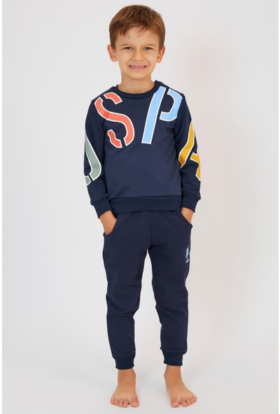 U.S. Polo Assn. U.S. Polo Assn Lacivert Erkek Çocuk Eşofman Takımı