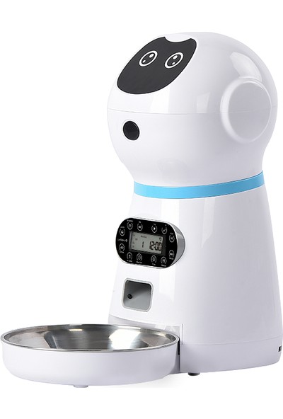 7x 3.5l Akıllı Evcil Hayvan Besleyici - Beyaz (Yurt Dışından)