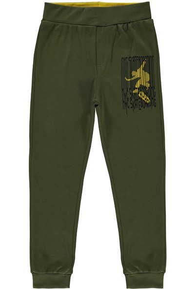 Civil Boys Erkek Çocuk Eşofman Altı 6-9 Yaş Haki