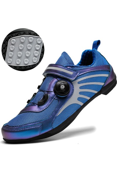 KIN Evrensel Mavi Mavi Bisiklet Ayakkabı (Yurt Dışından)