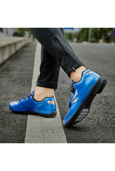 KIN Mavi Bisiklet Ayakkabı Döner Toka (Yurt Dışından)