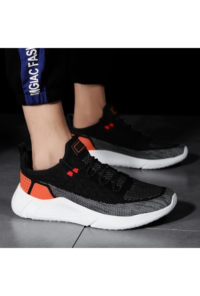 SITONG Siyah Turuncu Erkek Basketbol Ayakkabıları Sneakers Spor Ayakkabı Yastıklama (Yurt Dışından) SITONG Siyah Turuncu Erkek Basketbol Ayakkabıları Sneakers Spor Ayakkabı Yastıklama (Yurt Dışından)