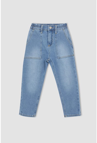 DeFacto Erkek Çocuk Relax-Fit Esnek Belli Cepli Jean Pantolon W6794A622SP DeFacto Erkek Çocuk Relax-Fit Esnek Belli Cepli Jean Pantolon W6794A622SP