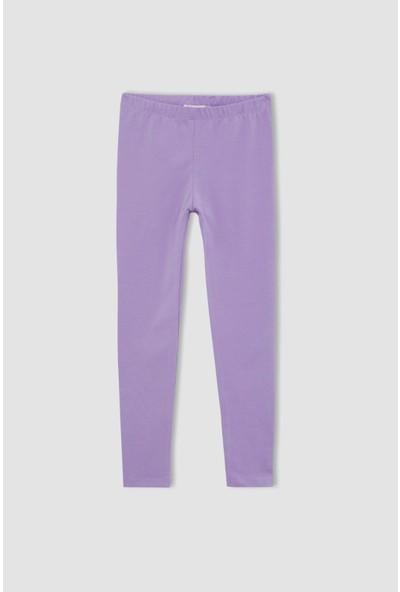 DeFacto Kız Çocuk Slim Fit Bilek Boy Tayt H9609A622SP