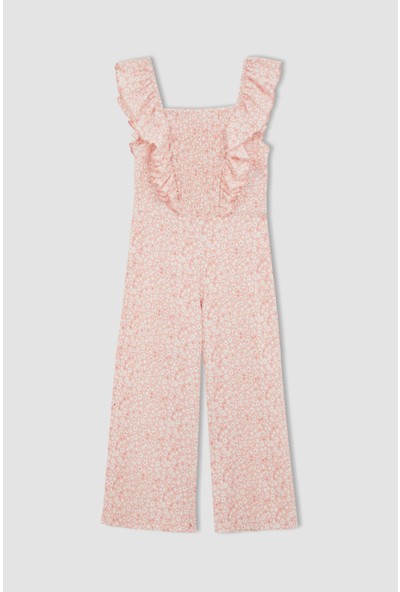 DeFacto Kız Çocuk Regular Fit Kolsuz Tulum W8857A622SM