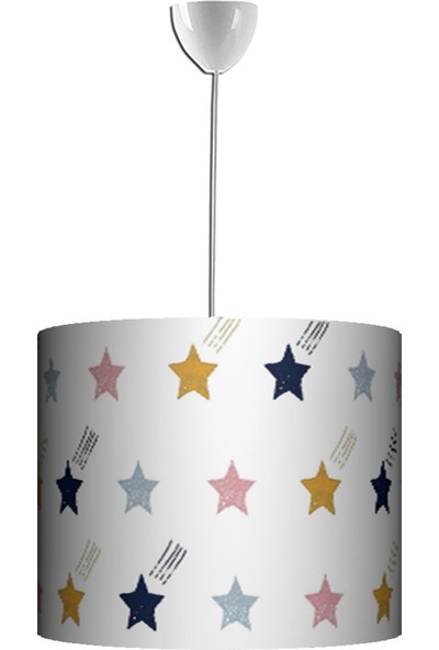 Trend Avize Modern Gökkuşağı Yıldız Hayvan Desenli Bebek ve Çocuk Odası Tekli Sarkıt Avize Trend Avize Modern Gökkuşağı Yıldız Hayvan Desenli Bebek ve Çocuk Odası Tekli Sarkıt Avize