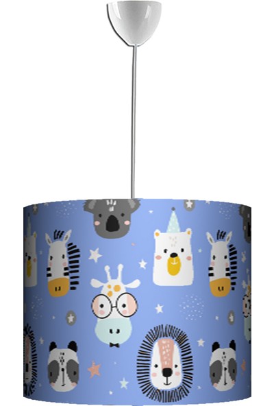 Trend Avize Modern Gökkuşağı Yıldız Hayvan Desenli Bebek ve Çocuk Odası Tekli Sarkıt Avize Trend Avize Modern Gökkuşağı Yıldız Hayvan Desenli Bebek ve Çocuk Odası Tekli Sarkıt Avize